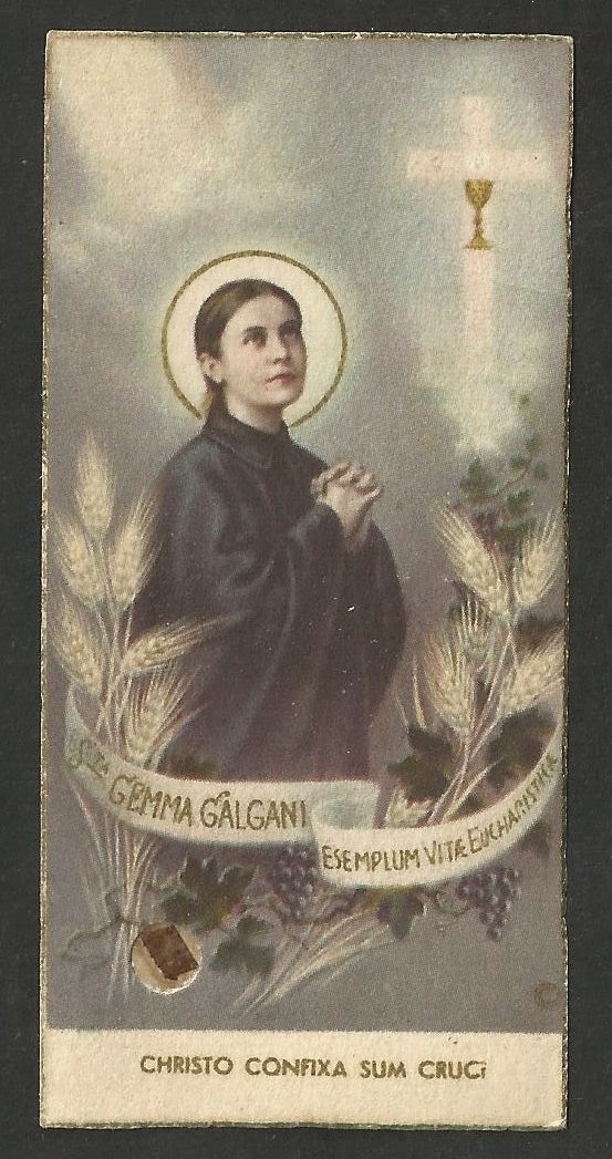 St Gemma Galgani with Holy Communion – My Daily Bread: A ...